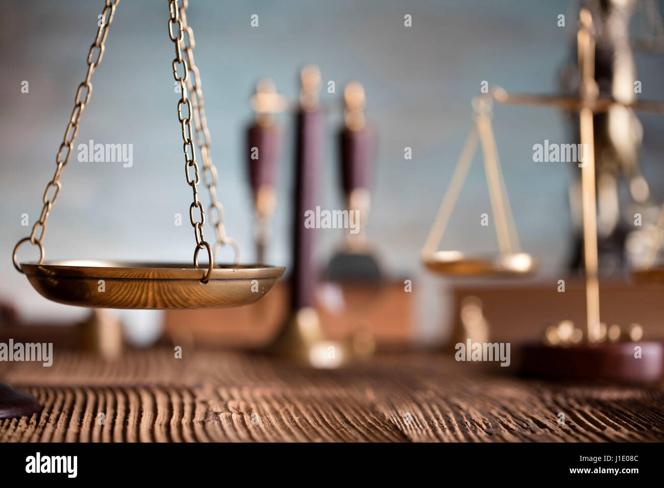 Law concept. Lawyers office. Mallet of the jugde. Scale of justice ...