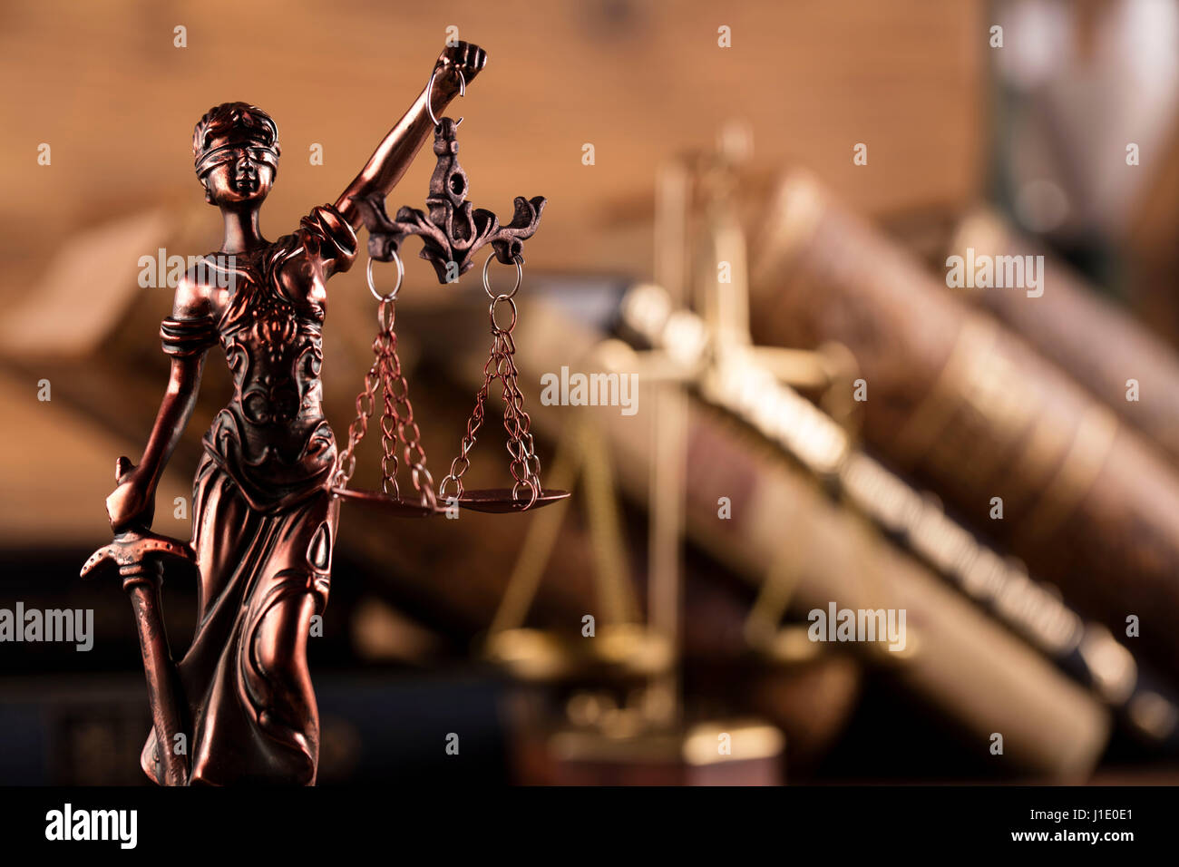 Law concept. Lawyers office. Mallet of the jugde. Scale of justice ...