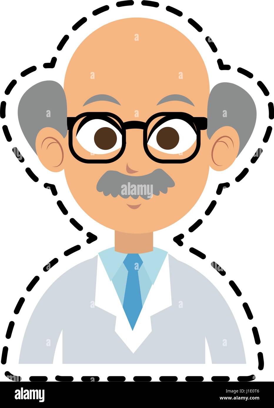 Male middle age worker Stock Vector Images - Alamy