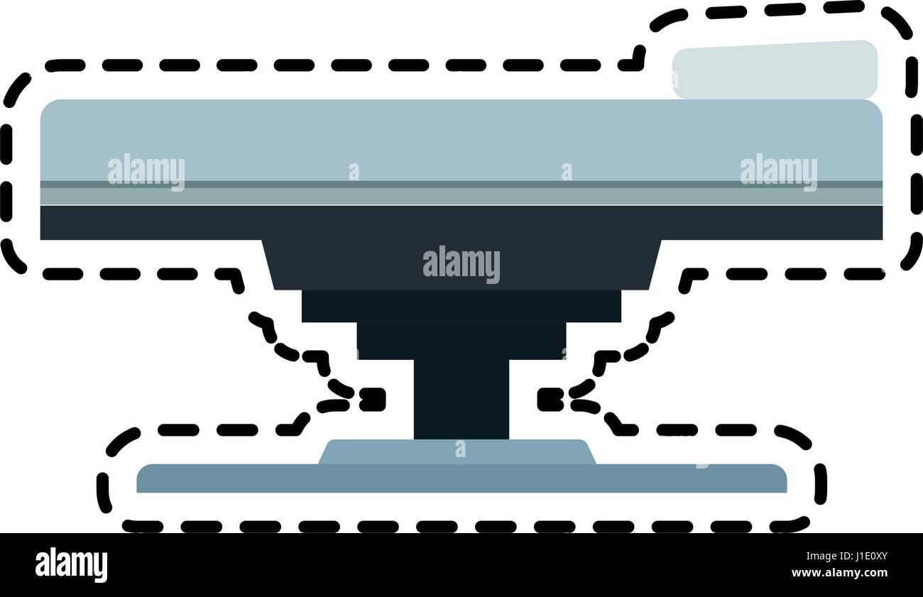 Hospital room mobile bed Stock Vector Images - Alamy