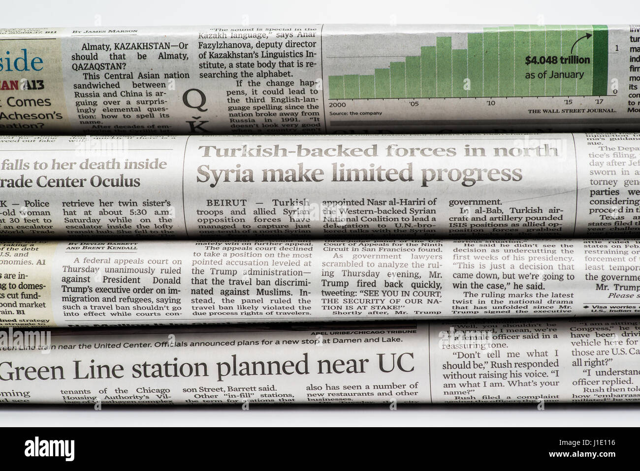 Tabloid newspapers hi-res stock photography and images - Alamy