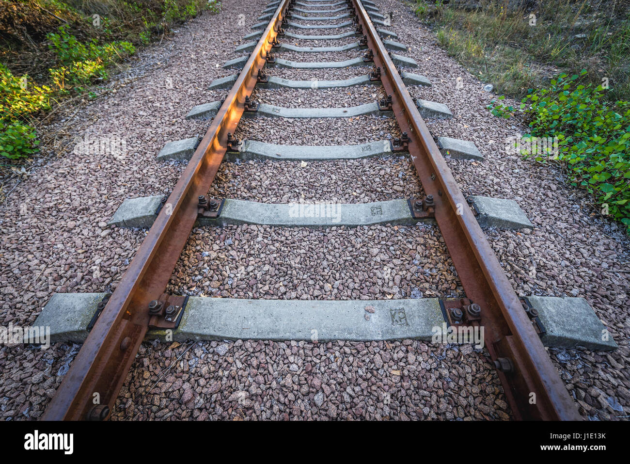 Railway tracks near Chernobyl Nuclear Power Plant Zone of Alienation ...