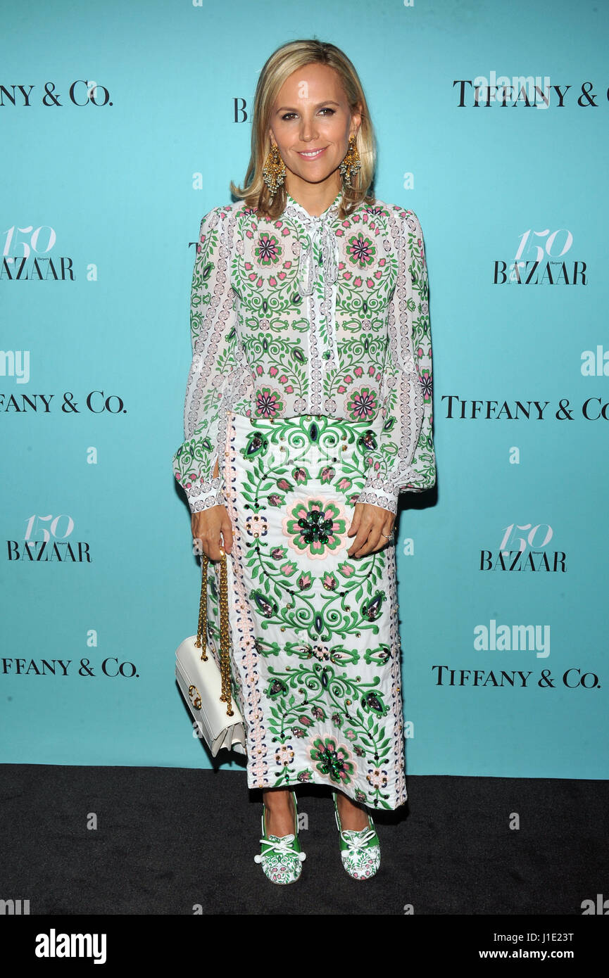 New York, USA. 19th April, 2017. Tory Burch at the Harper's Bazaar ...