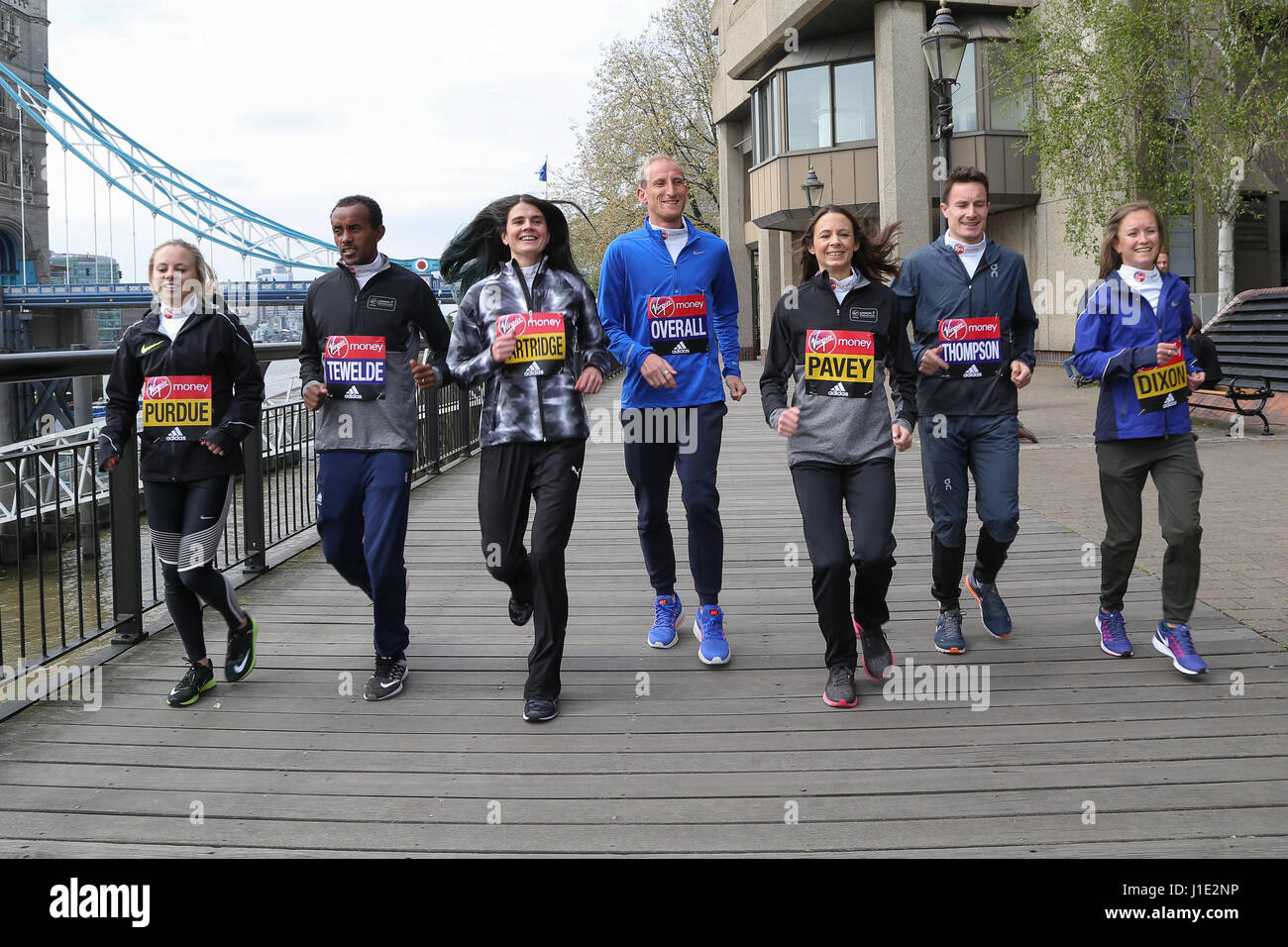 London, UK. 20th Apr, 2017. Charlotte Purdue, Tsegai Tewelde, Susan ...