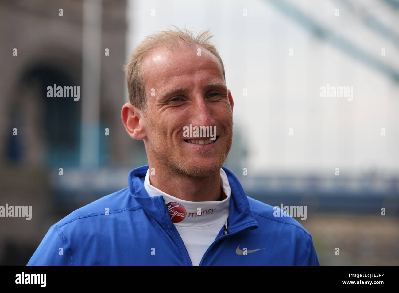 London, UK. 20th Apr, 2017. Scott Overall. Leading British long ...