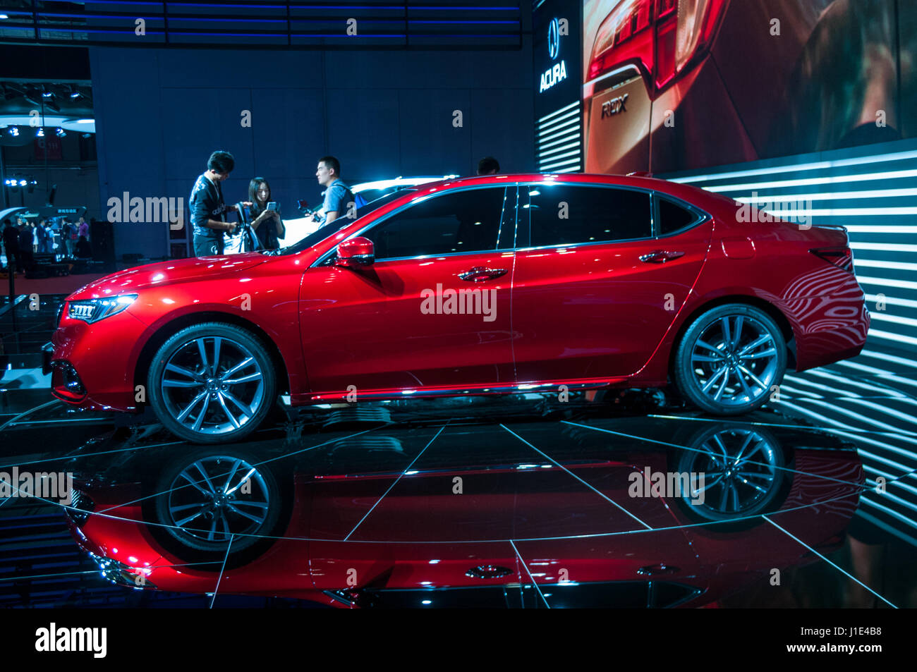 Shanghai, China. 19th Apr, 2017. Acura TLX-L prototype unveiled at the ...