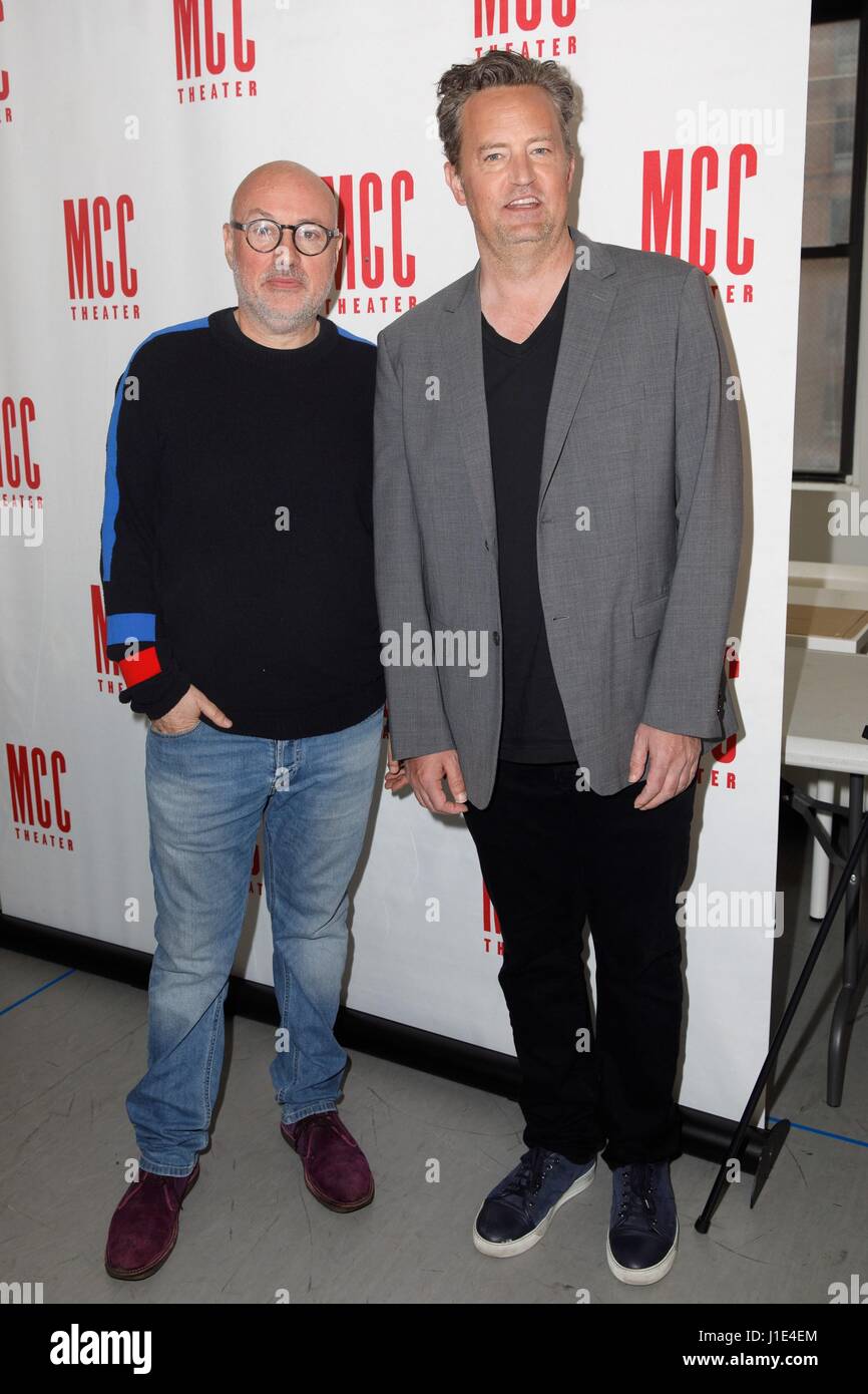 New York, NY, USA. 20th Apr, 2017. Lindsay Posner, Matthew Perry in ...