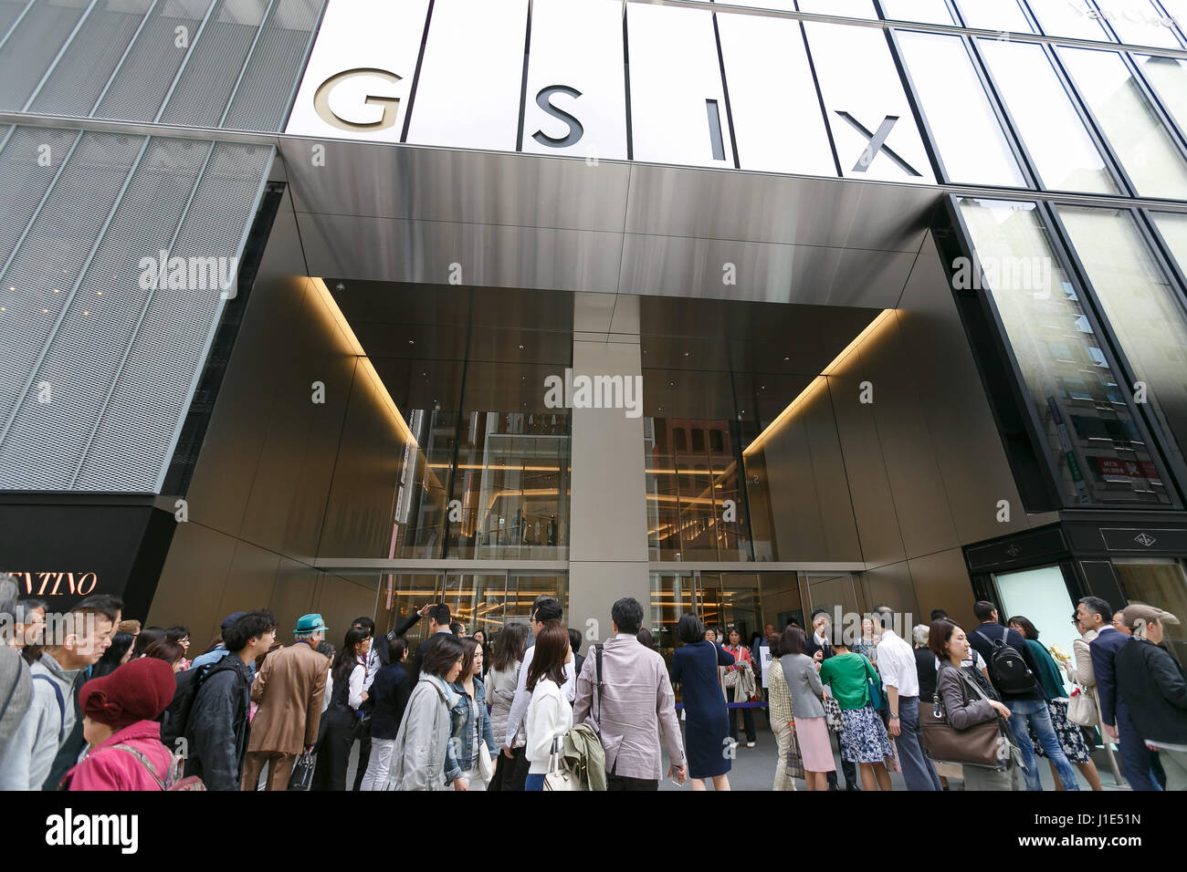 Ginza Six opens its doors to the public on April 20, 2017, Tokyo, Japan ...