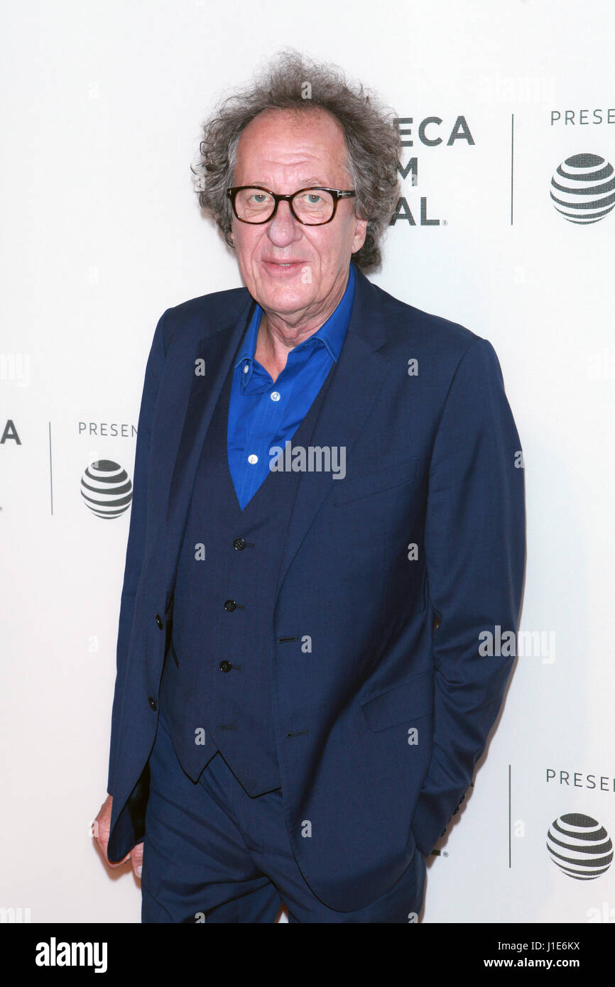 New York, NY, USA. 20th Apr, 2017. Geoffrey Rush at the National ...