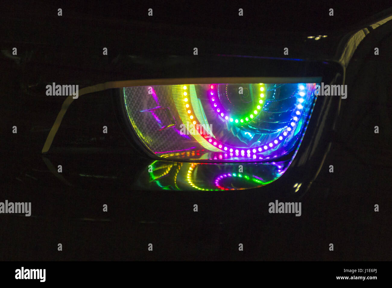 Halo headlights hi-res stock photography and images - Alamy