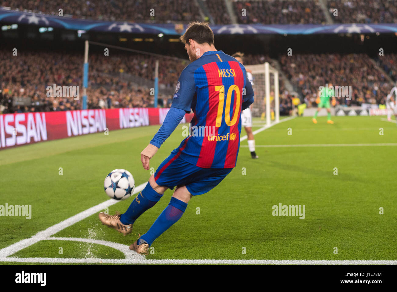 Barcelona, Spain. 19th Apr, 2017. Lionel Messi (Barcelona) Football ...