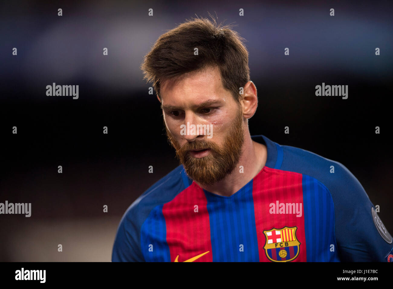 Barcelona, Spain. 19th Apr, 2017. Lionel Messi (Barcelona) Football ...