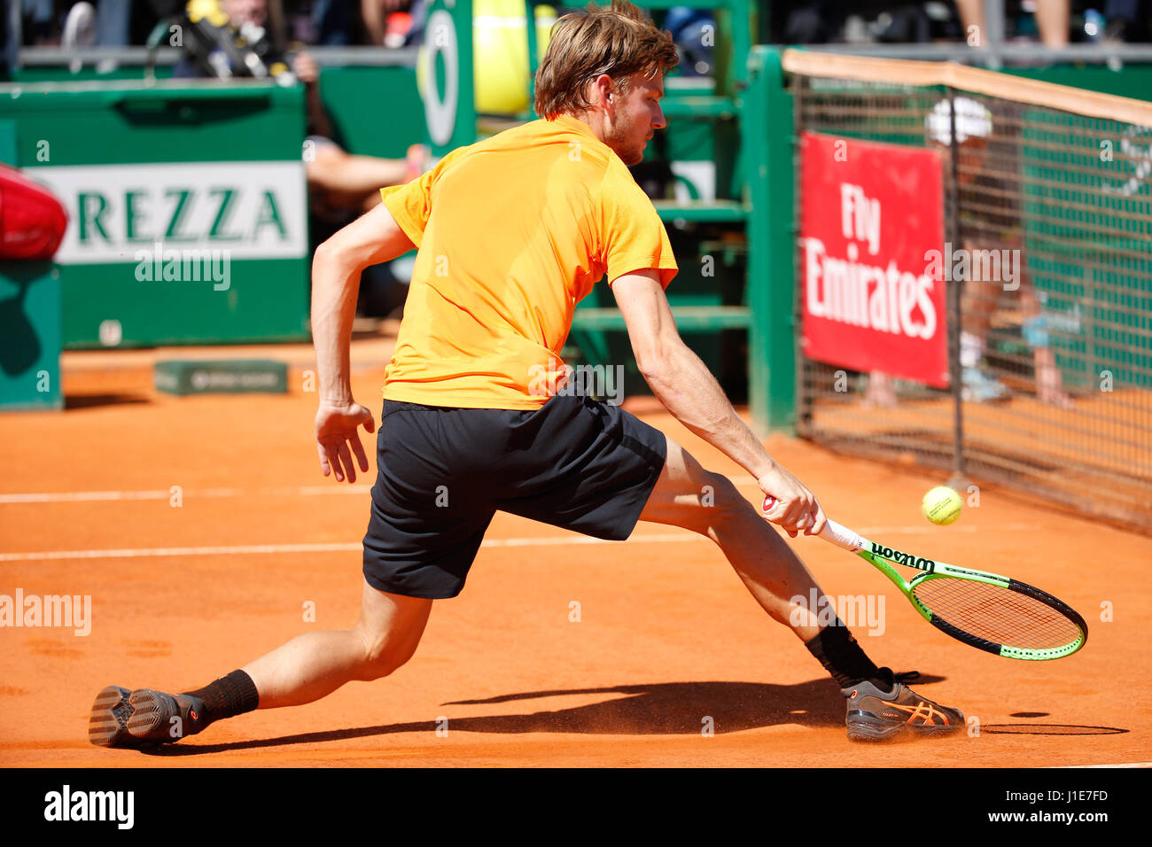 Roquebrune-Cap-Martin, France. 20th April, 2017. David Goffin from ...