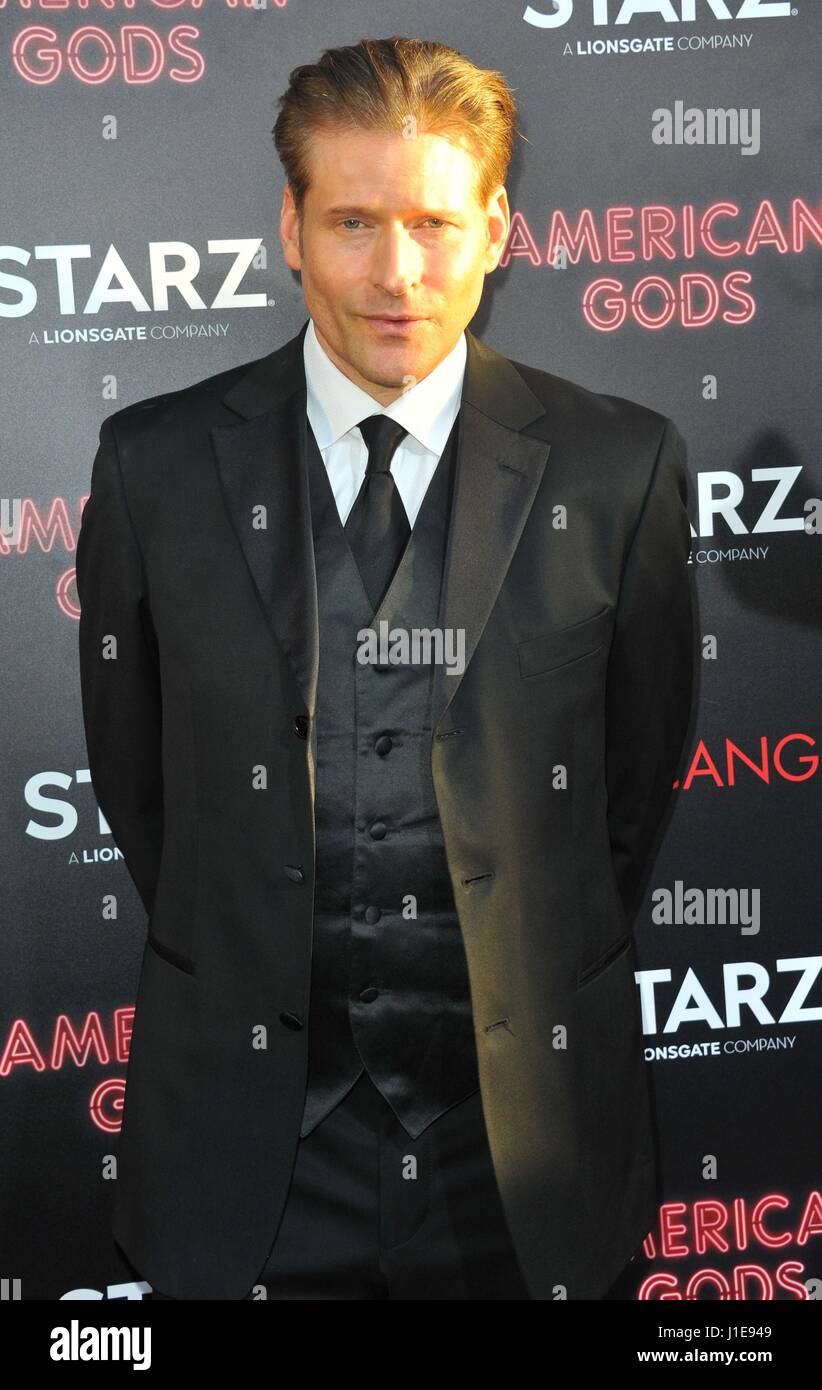 American Gods Series Premiere On Starz High Resolution Stock ...