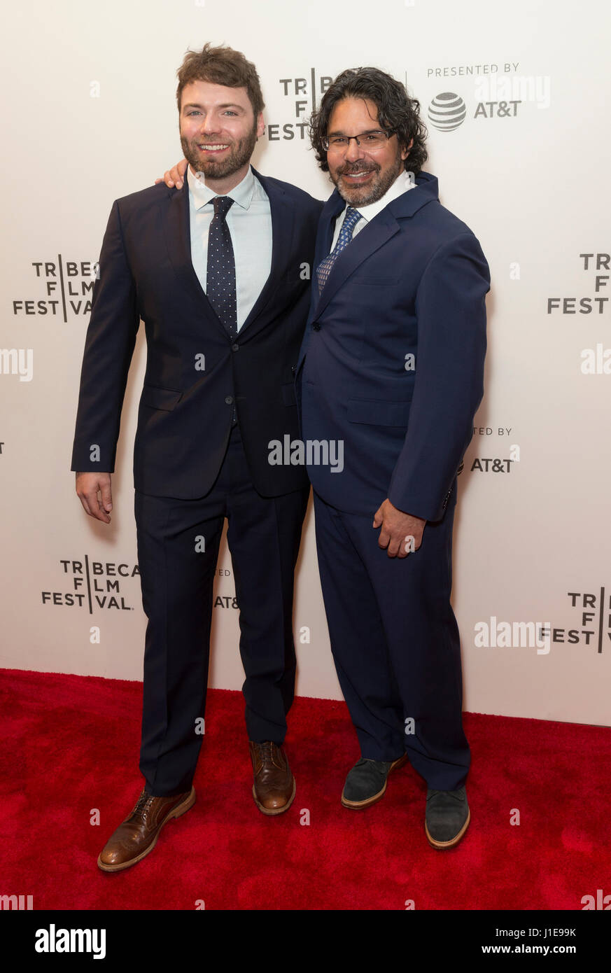 New York, NY USA - April 20, 2017: Seth Gabel and Ken Biller attend the ...