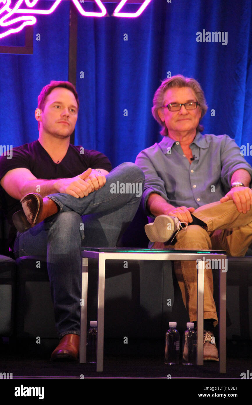 Los Angeles, USA. 20th Apr, 2017. Chris Pratt, Kurt Russell 04/20/2017 ...
