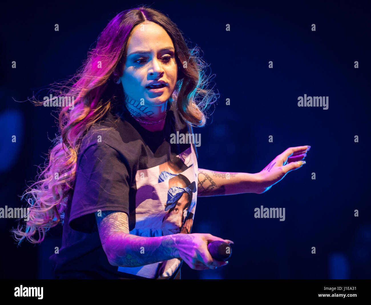 Las Vegas, Nevada, USA 20th Apr, 2017 Kehlani Ashley Parrish AKA ...
