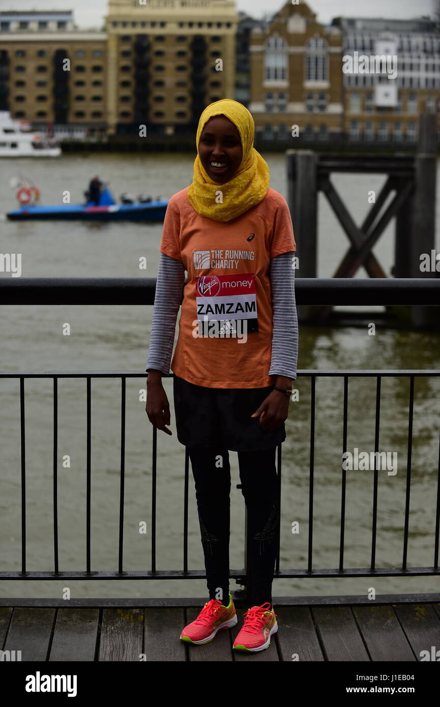 Tower Hotel, London UK. 21st April 2017. Special runners photocall ...