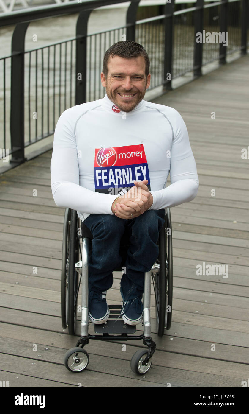 Tower Hotel, London UK. 21st April 2017. Elite wheelchair athletes ...