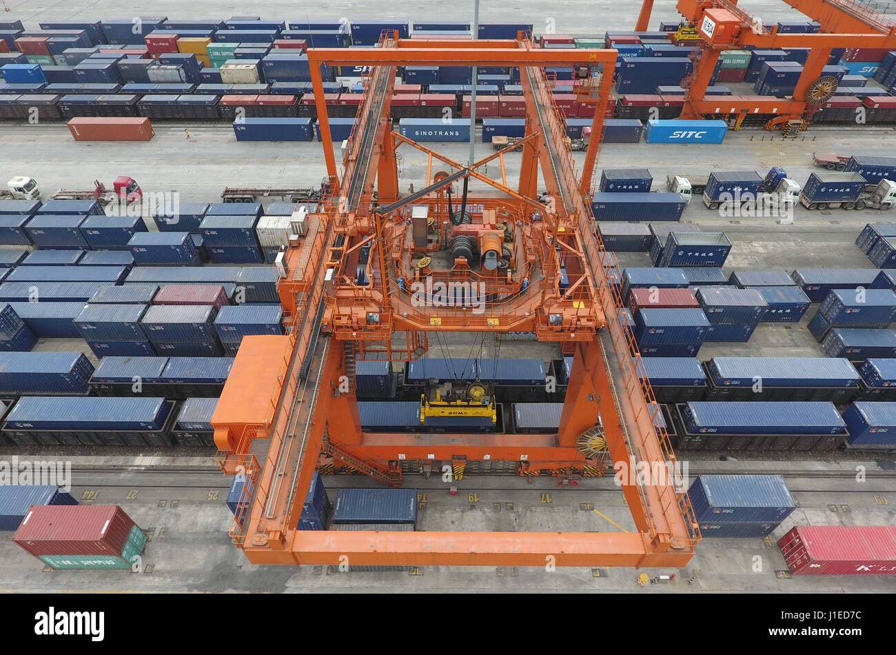 Chengdu. 16th Apr, 2017. Photo taken on April 20, 2017 shows the ...