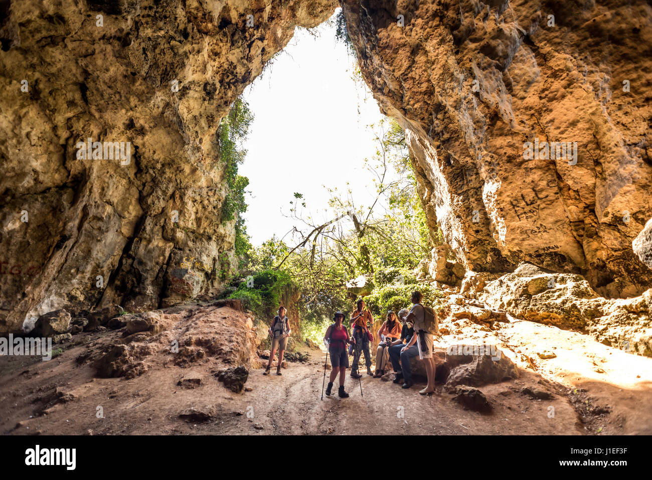 The Cova des Coloms cave in Menorca Stock Photo - Alamy