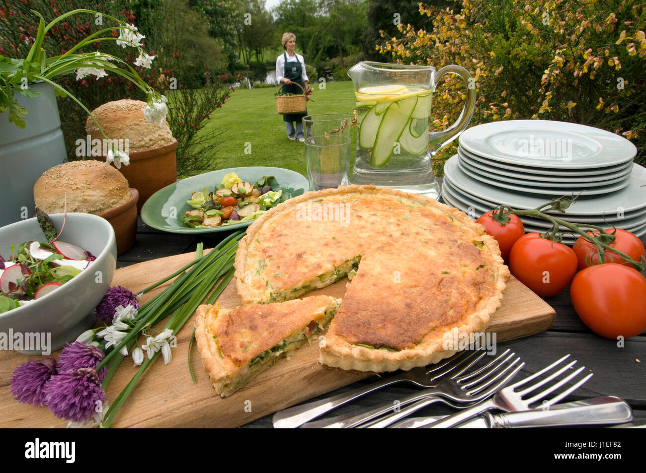 Kate Benson and the Walled Garden Cookery School, Tresillian House ...