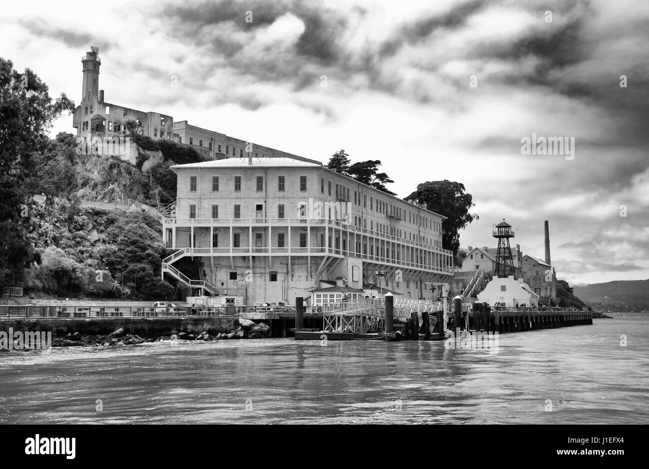 Alcatraz Federal Penitentiary, Alcatraz Island, San Francisco, USA ...
