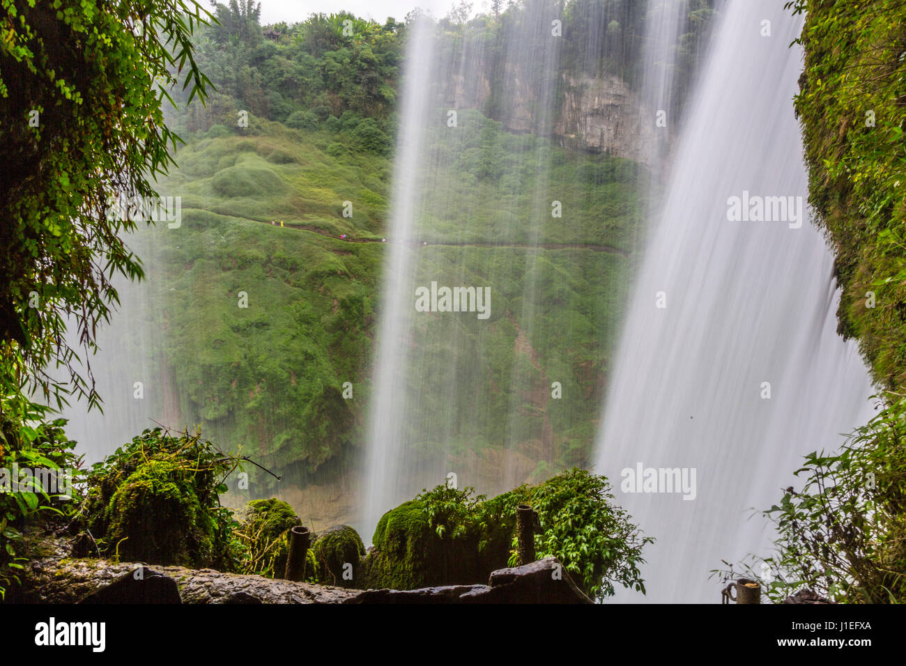 Guizhou Province, China. Yellow Fruit Tree (Huangguoshu) Waterfall ...