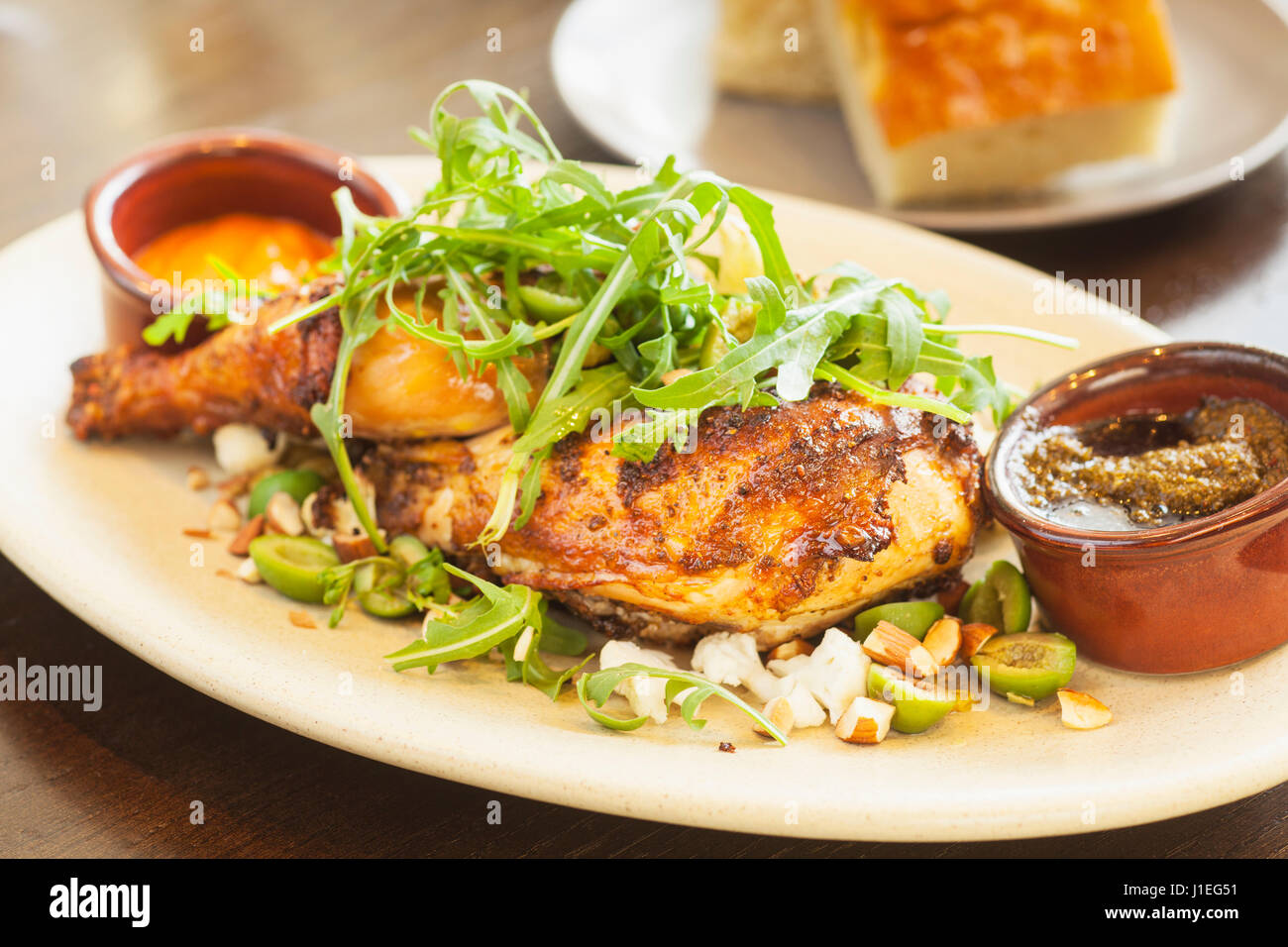 Spit roasted chicken hi-res stock photography and images - Alamy