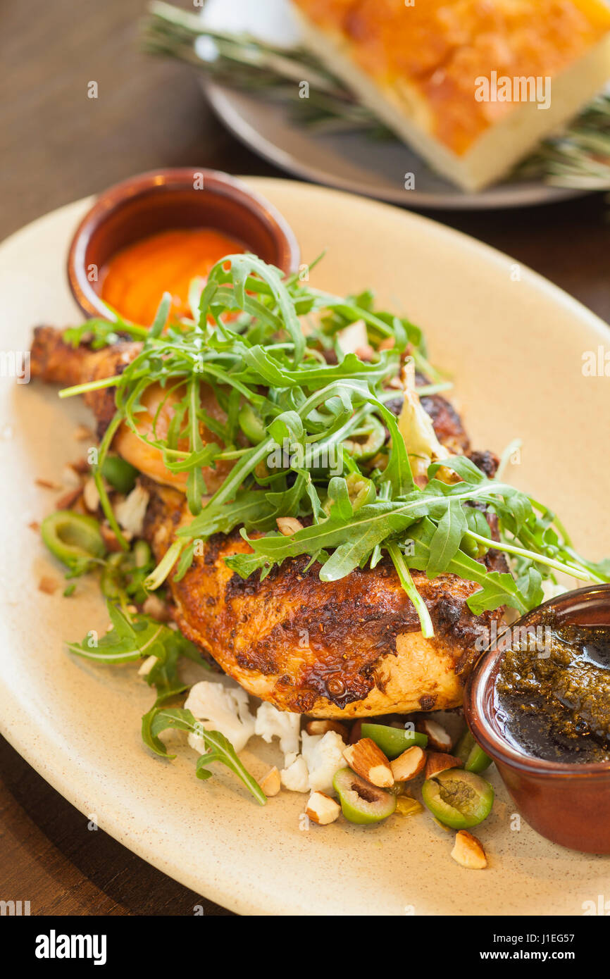 Spit roasted chicken hi-res stock photography and images - Alamy