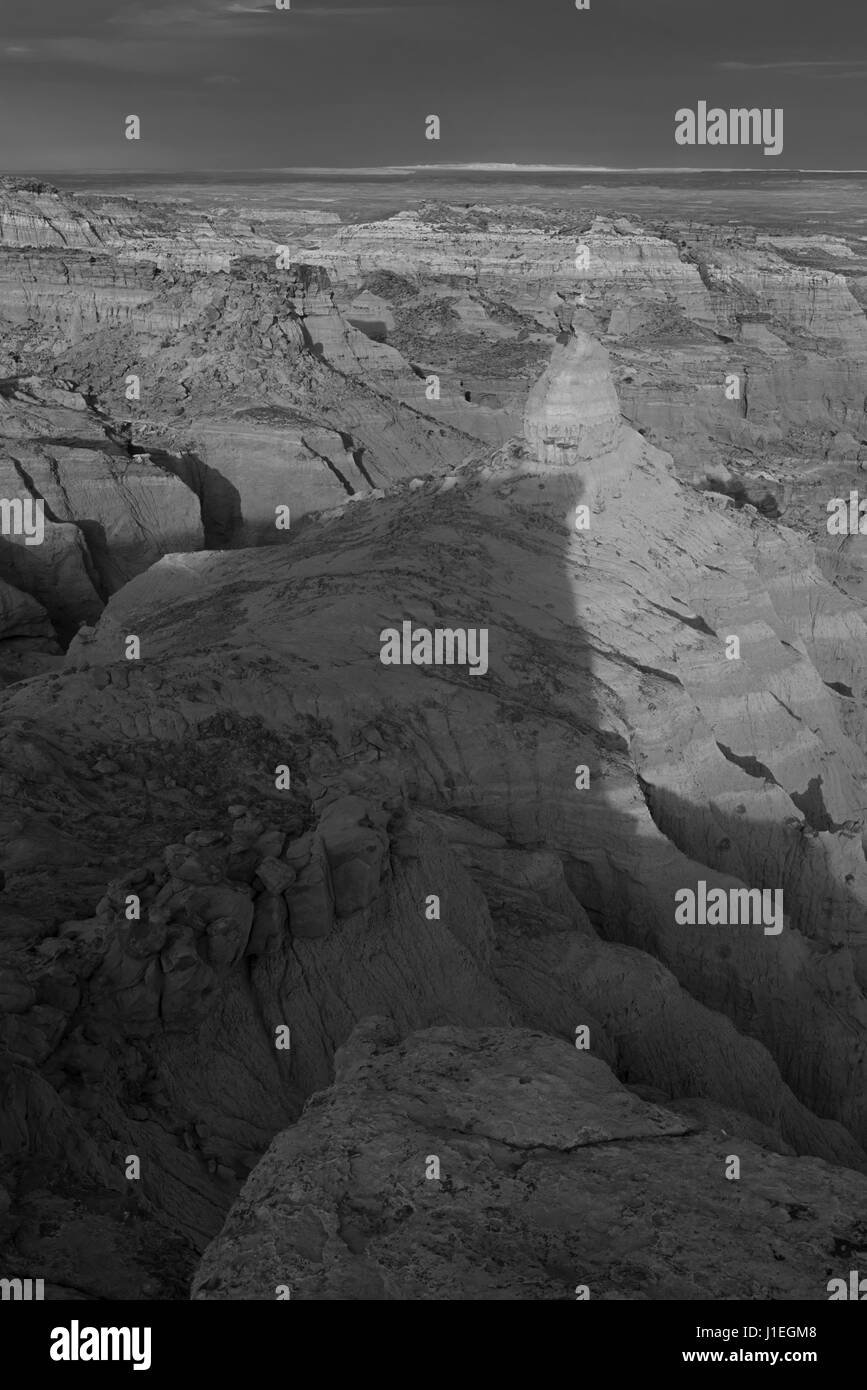 Sunset at the Adobe Town Rim, Adobe Town Study Area, Sweetwater County ...
