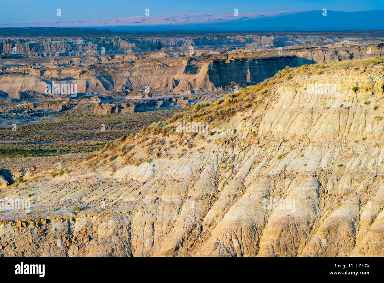 Sunrise at the Adobe Town Rim, Adobe Town Study Area, Sweetwater County ...