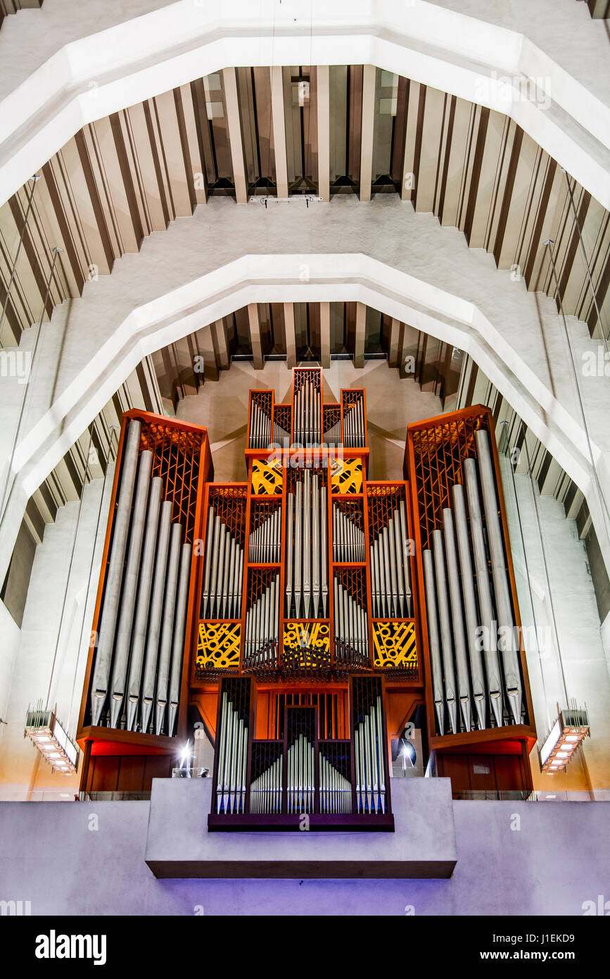 Pipe organ in the Saint-Joseph`s Oratory Montreal Canada Stock Photo ...