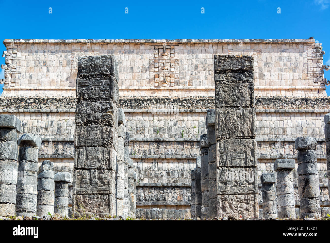 Mayan architecture columns mexico hi-res stock photography and images ...