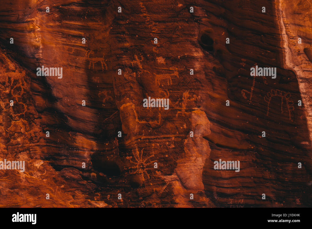 Mouse’s Tank Trail, Valley Of Fire State Park, Nevada, USA - 19th ...