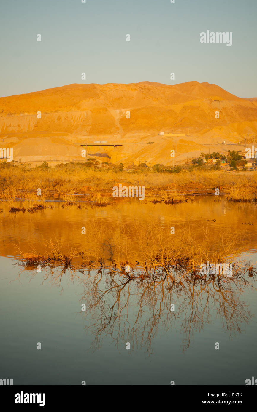 Sunrise in Neve Zohar, the Dead Sea, Southern Israel Stock Photo - Alamy