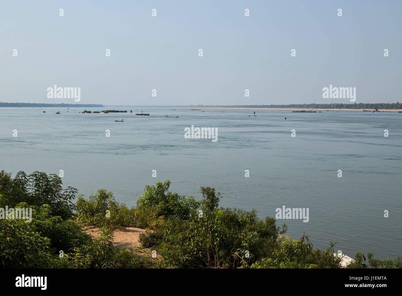 Mekong River, Kampi Pools, Kratie, Cambodia Stock Photo - Alamy
