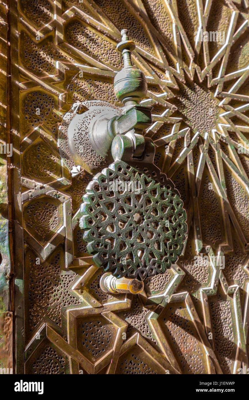 Ancient school Madrasa in old Fes Medina, Morocco Stock Photo - Alamy