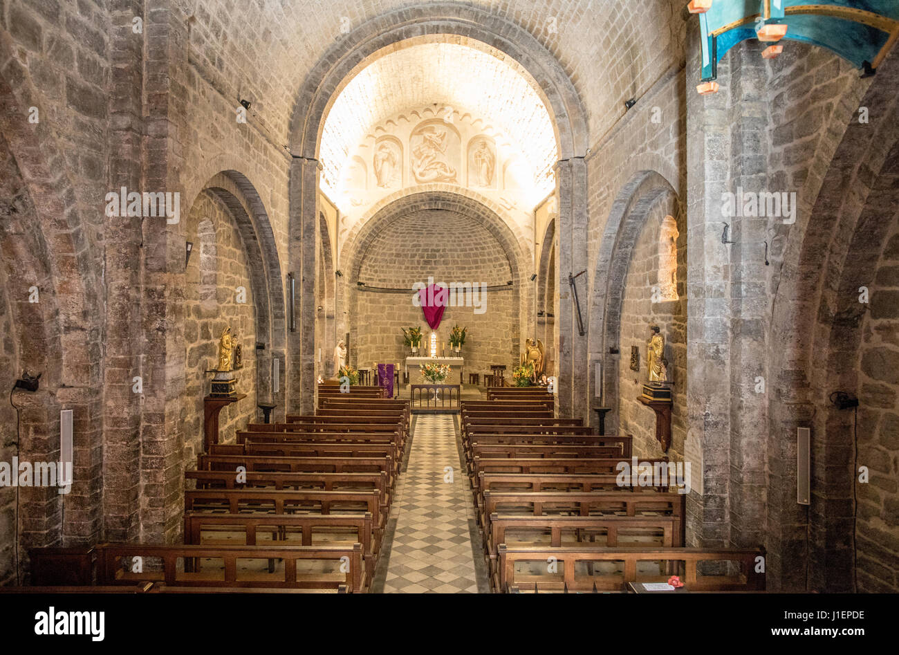 Medieval church interior hi-res stock photography and images - Alamy