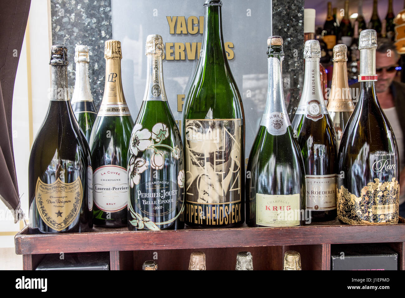 Wine selections in a vintage hi-res stock photography and images - Alamy