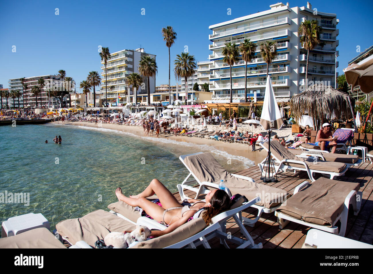 The Beach Nice France Stock Photo - Alamy