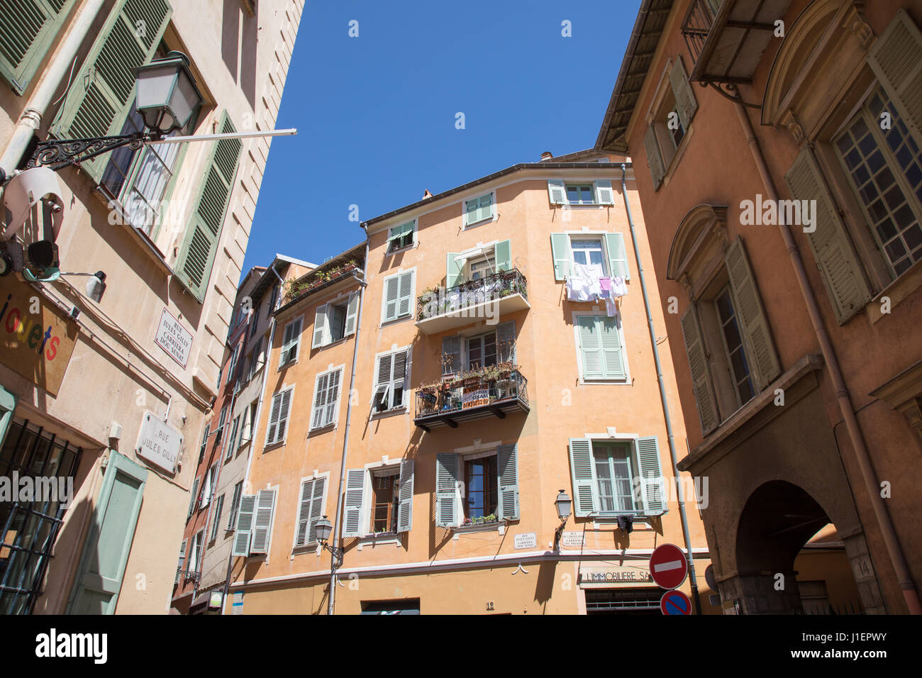 Traditional Architecture In Nice Cot D'Azure France Stock Photo - Alamy