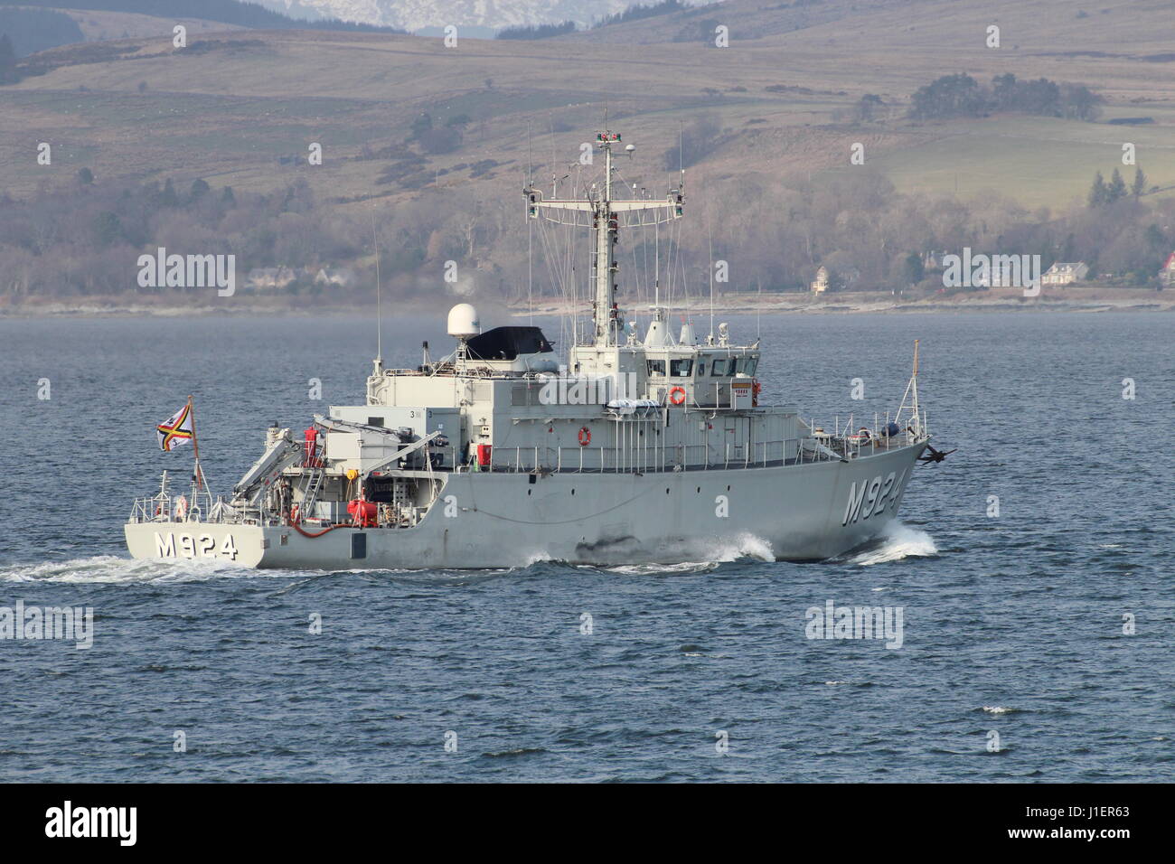 BNS Primula (M924), a Flower-class (or Tripartite) minehunter of the ...