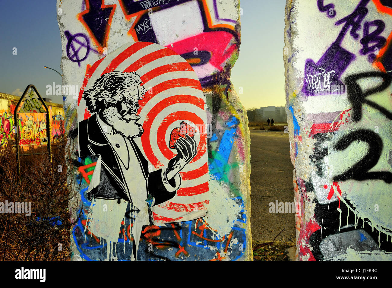 Berlin, berlin wall, cold war, colorful painting, colors, east berlin ...