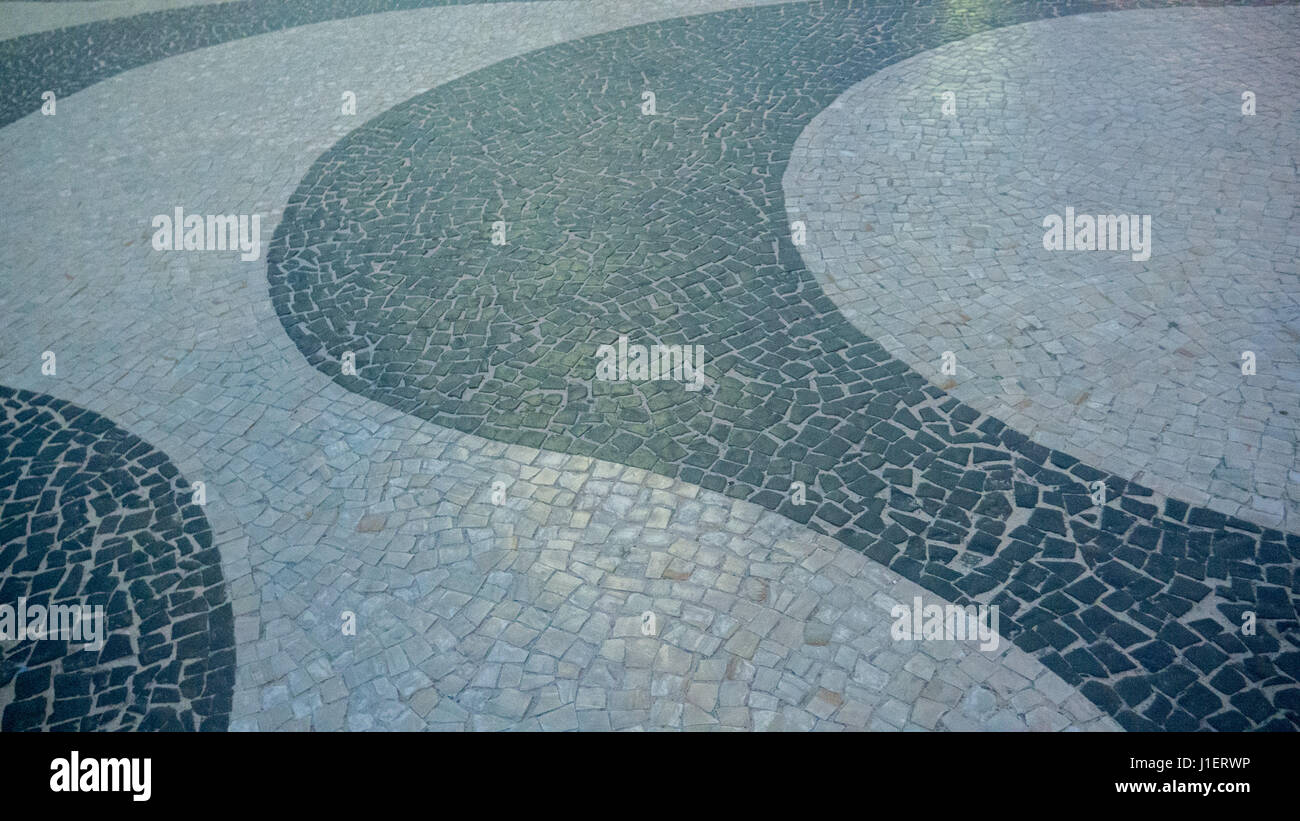 Street in Copacabana Beach, Rio de Janeiro Stock Photo - Alamy