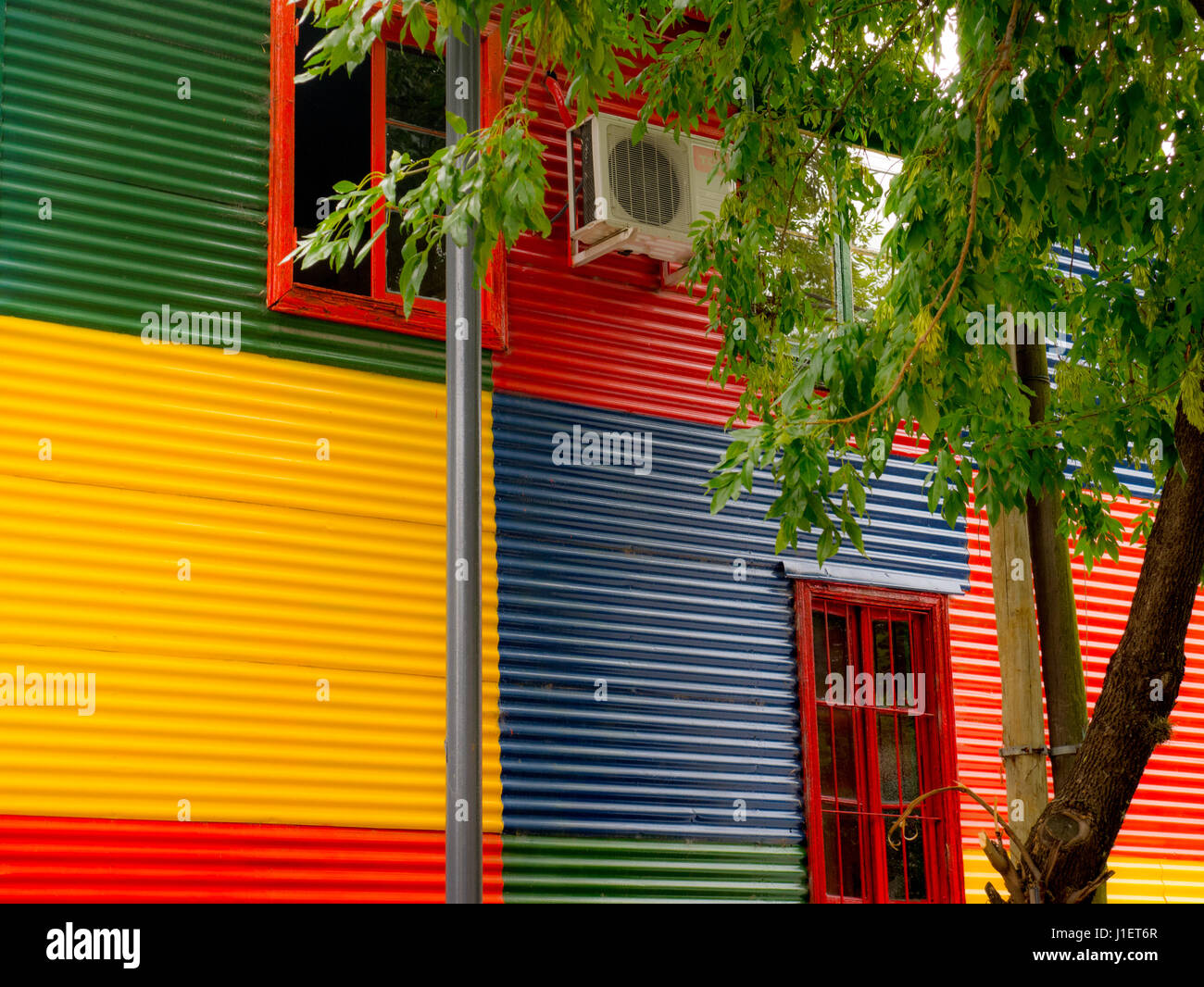 La Boca a colorful neighbourhood in Buenos Aires, Argentina Stock Photo ...