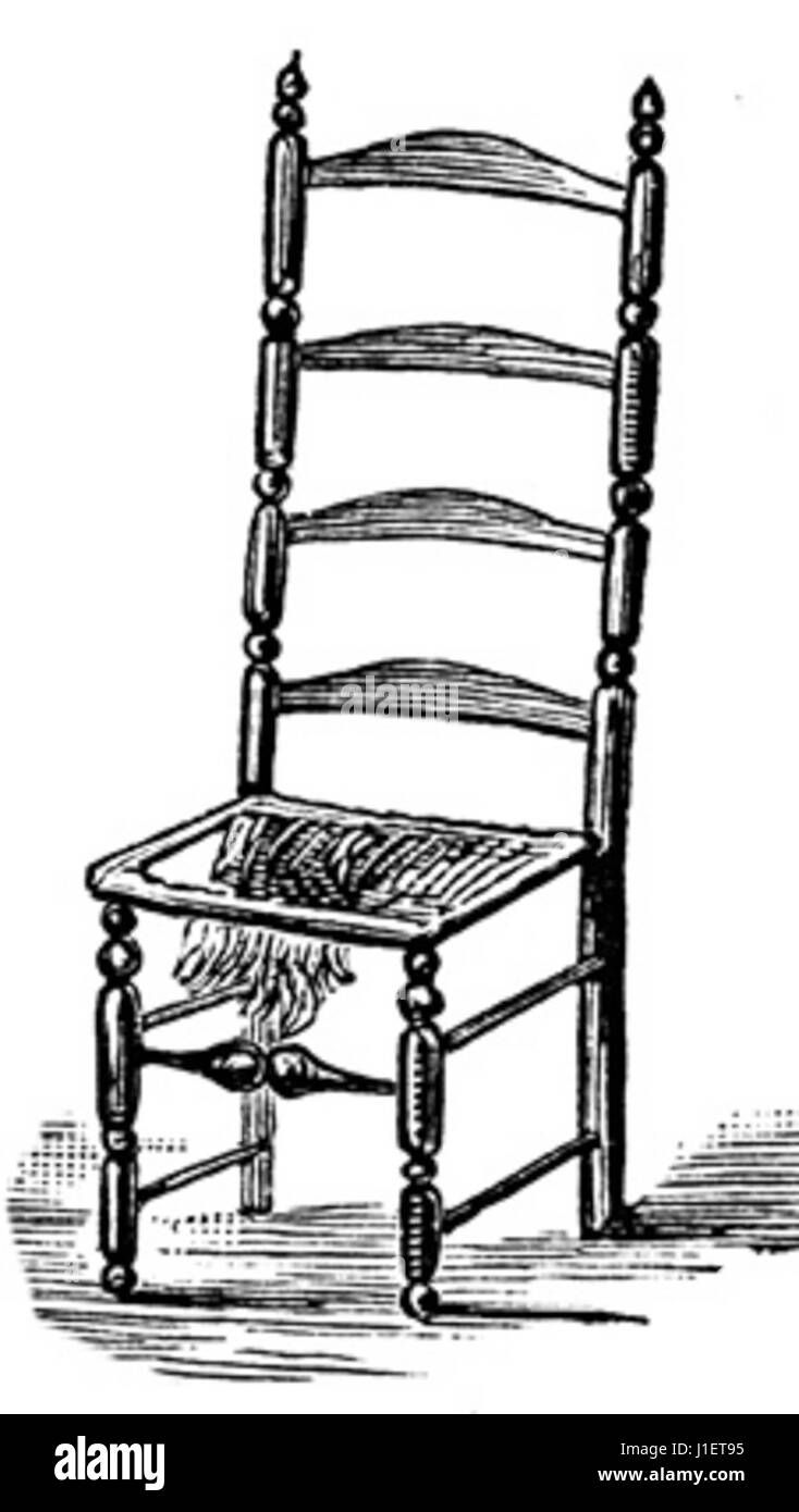 COLONIAL LIFE: CHAIR Stock Photo - Alamy