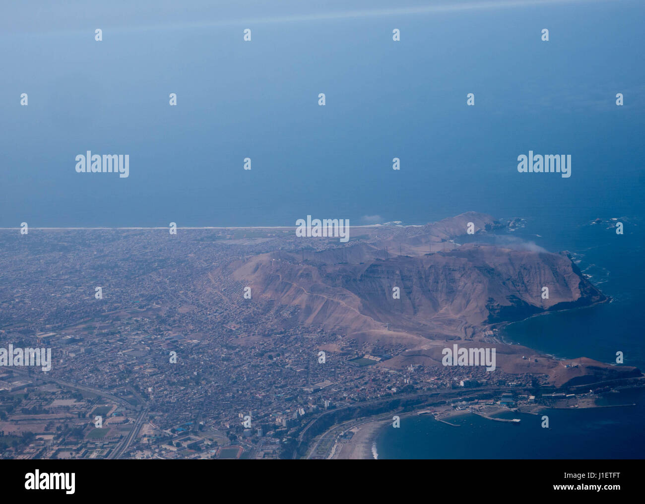 Aerial View of Callao District in Lima, Peru Stock Photo - Alamy