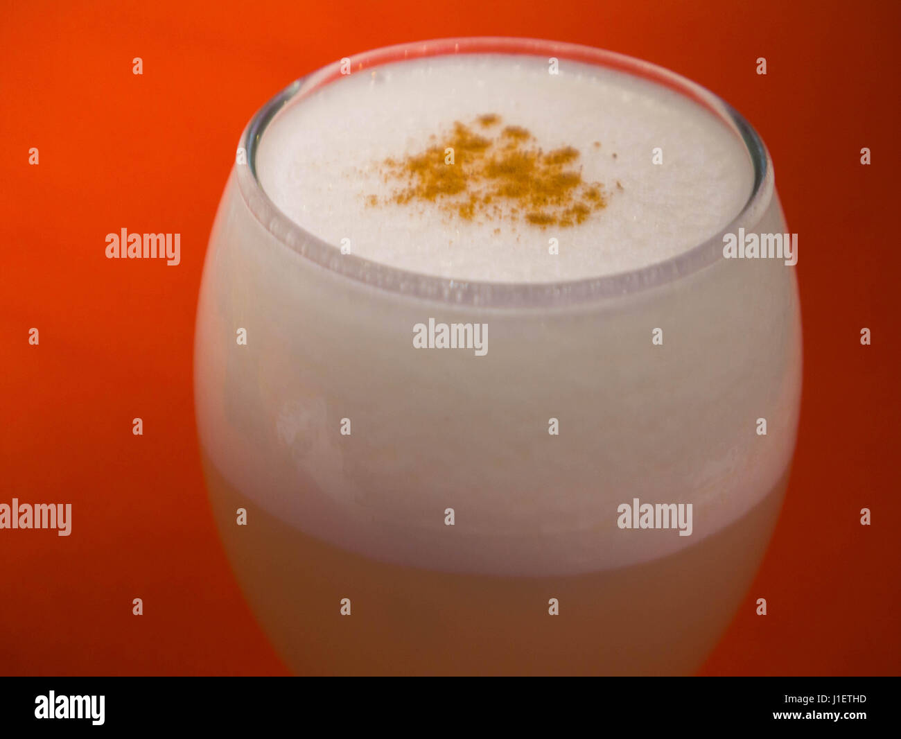 Glass of pisco sour peru hi-res stock photography and images - Alamy