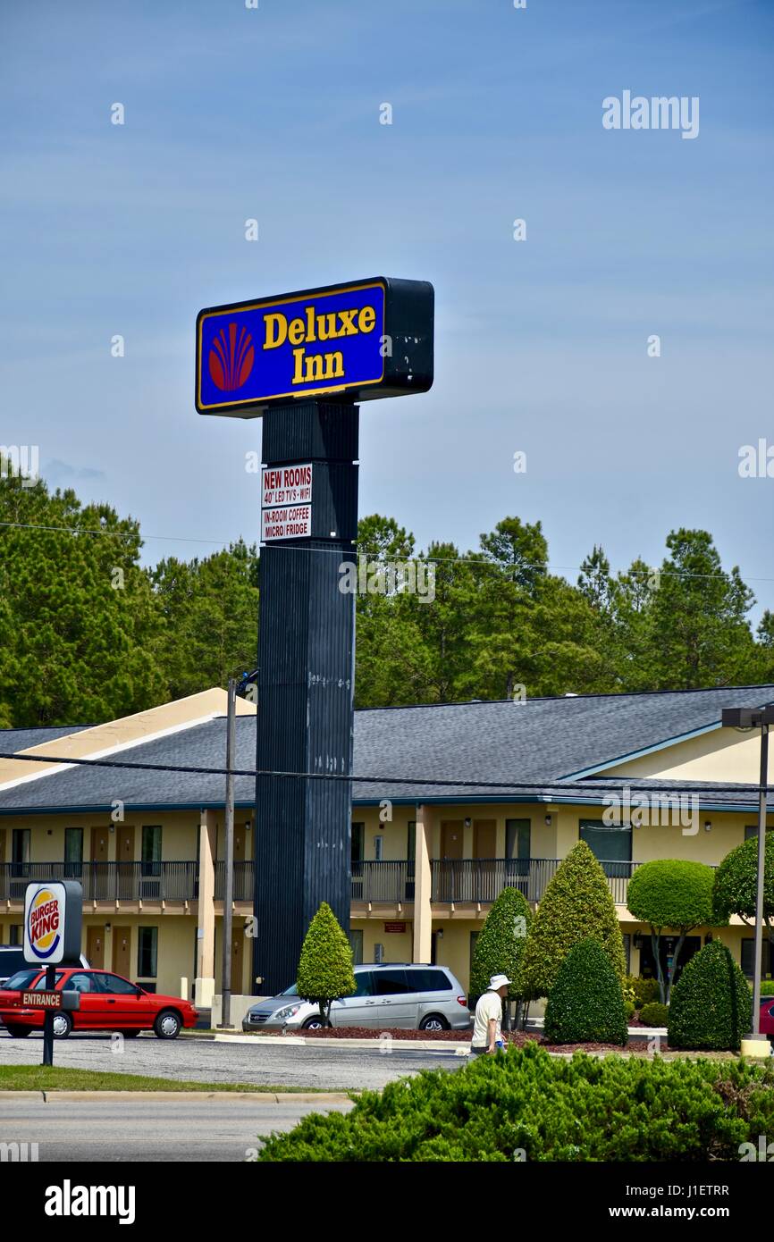 Deluxe Inn hotel Stock Photo - Alamy